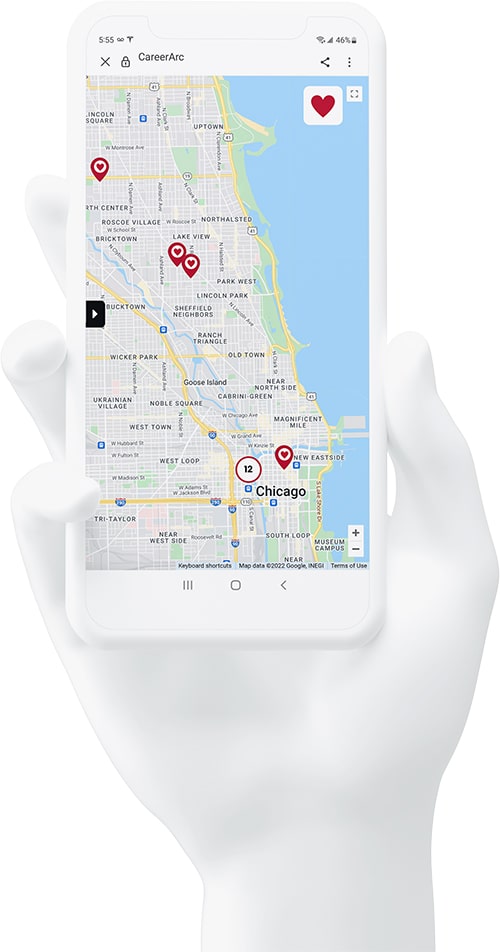 Candidate engagement for multi-location hiring